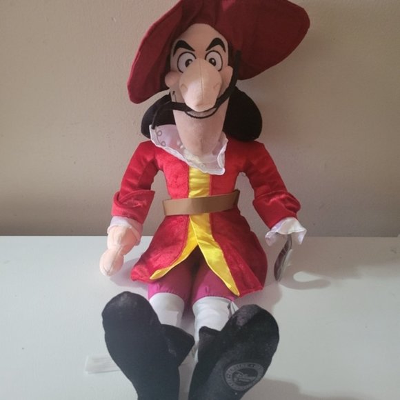Disney | Toys | Disney Peter Pan Hook Plush Toy | Poshmark